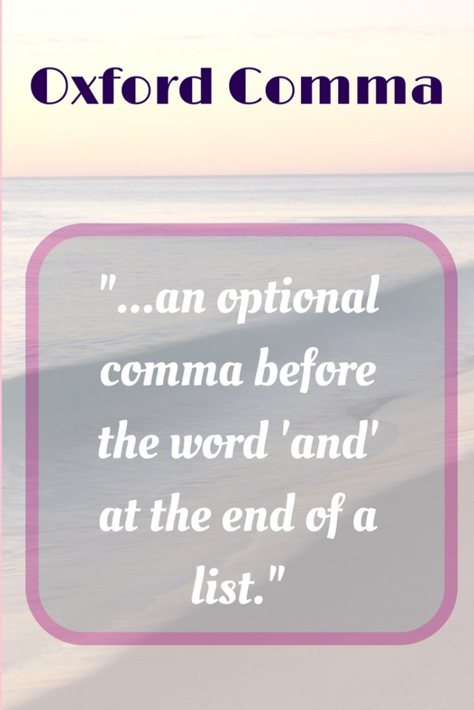 Which Side of the Oxford Comma War Are You On? – Rosepoint Publishing